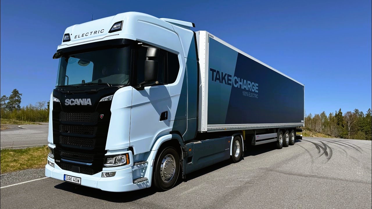 Elektryczne ciężarówki Scania R 450e – transport daleki